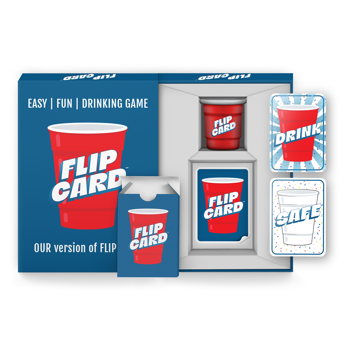 Official FlipCard™ | Drinking Game – Flip Card